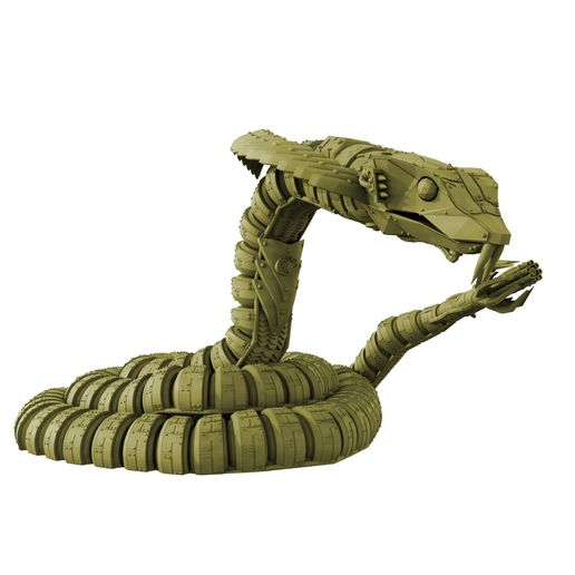 🔫 Cyber Snakes/Worms Sci Fi Mech With Optional Weapons・Free 3D File for ...