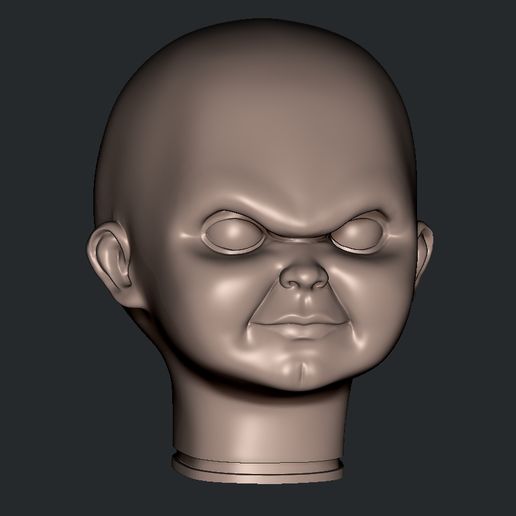👾 CHUCKY SERIE HEAD・ 3D File for 3D printing・Cults