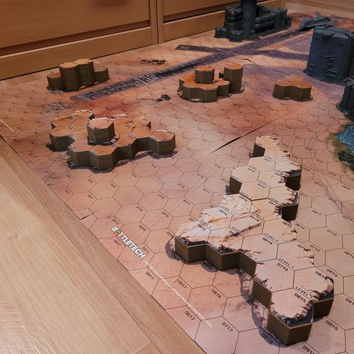🗺️ BATTLETECH TERRAIN MAP DESERT RUNWAY AND OASIS (BATTLETECH MAP PACK ...