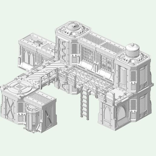🎲 Underhive - Thematic Starter Set・ 3D File for 3D printing・Cults