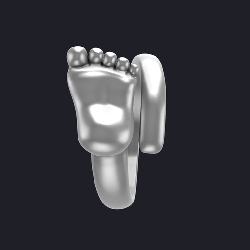 👶 Baby foot ring 3D MODEL・ 3D File for 3D printing・Cults