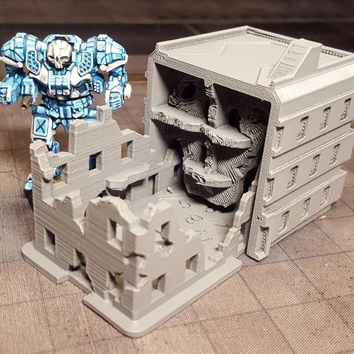 🏗️ Battletech - Building 4" x 2" x 2" (/4") - destructible・ STL File ...