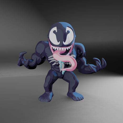 Stl File Mini Venom 🦸‍♂️ ・3d Printable Model To Download・cults