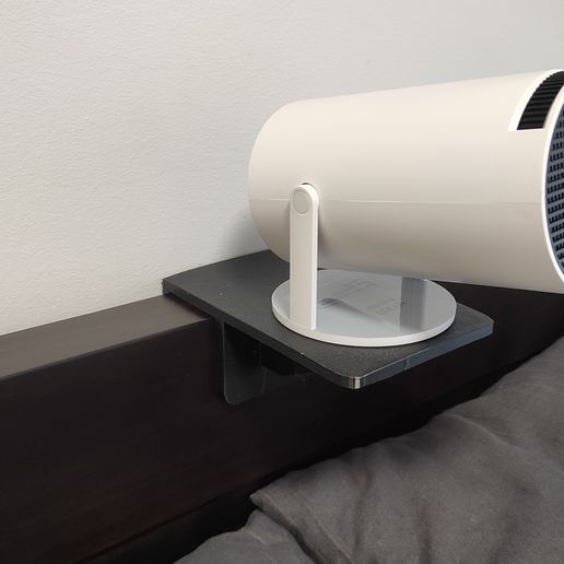 📽️ Magcubic HY300 mini projector mount for 5 cm headboard.・ STL File ...