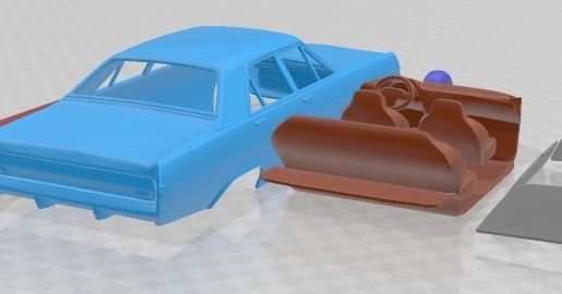 🚗 Opel Diplomat A 1964 Printable Car・ 3D File for 3D printing・Cults