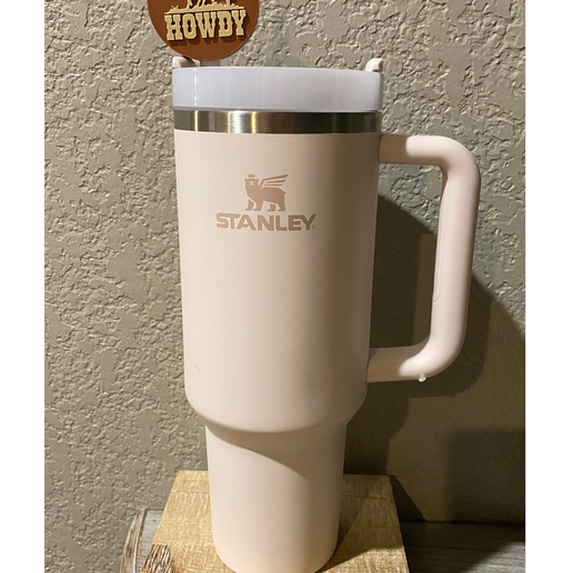 🤠 Howdy 10mm Stanley Cup Straw Topper・ STL File for 3D printing・Cults