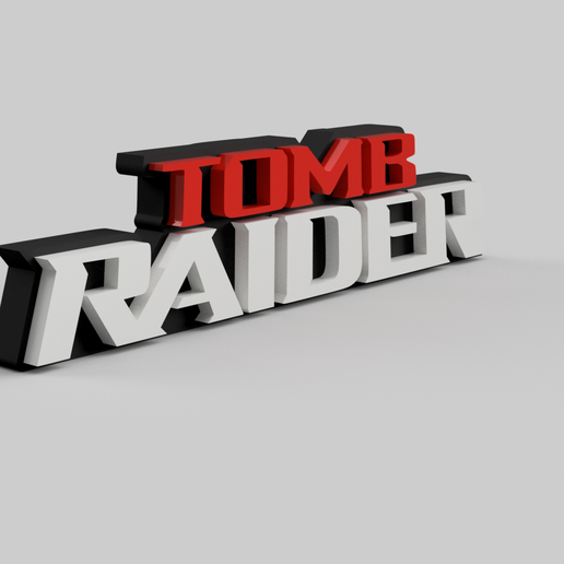 🪦 Tomb Raider Logo Decorative Desktop・ 3MF File for 3D printing・Cults