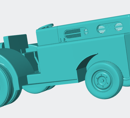 ️ Clarktor 120 Aircraft Tow tractor 1950 version・ STL File for 3D ...