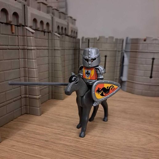 STL file Custom Jousting Lance for Playmobil Knights 🏰 ・Design to ...