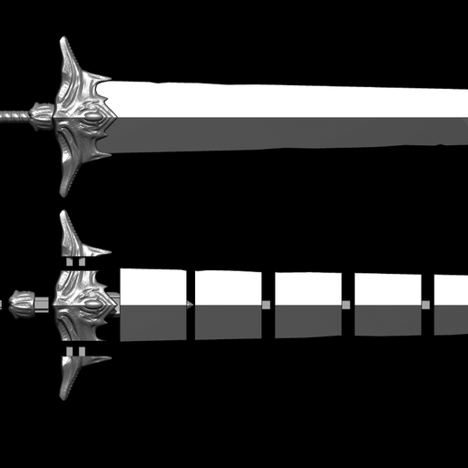 🗡️ SWORD OF MOONLIGHT HOLY MOONLIGHT GREATSWORD life size cosplay ...