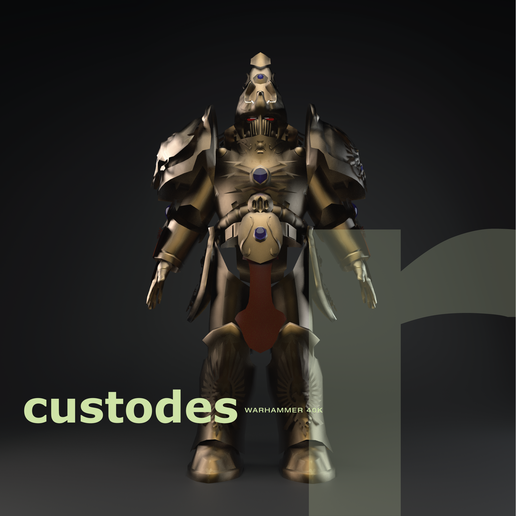 🎭 Custodes Armor・ 3D File for 3D printing・Cults