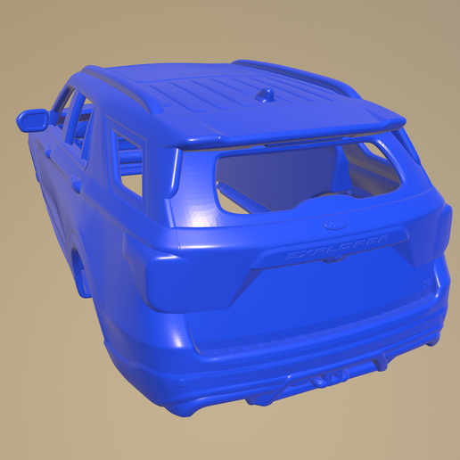 🚙 Ford Explorer ST 2020 PRINTABLE CAR BODY・ STL File for ・Cults