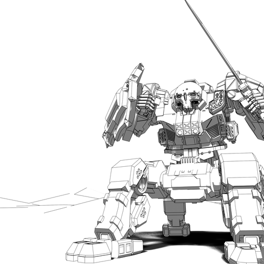 mech x4 coloring pages