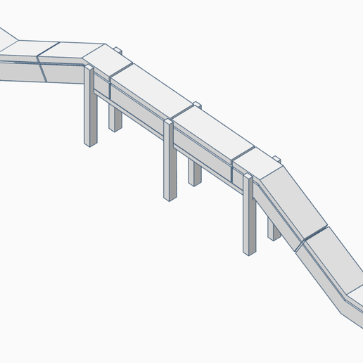 3D file Model Railway Concrete Trunking 🛤️ ・3D printer model to ...