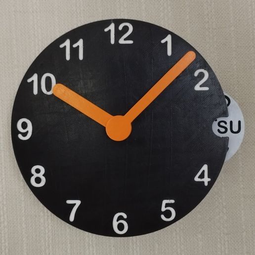 3D file Day of Week Clock, Model 3 🕰️ ・3D printable design to download ...