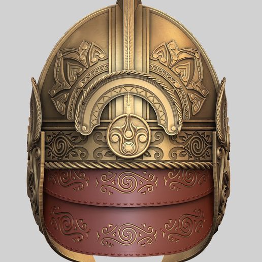 🤴 UPDATED - KING THEODEN'S ROYAL HELM - A CROWN OF ROHAN'S GLORY・ OBJ ...