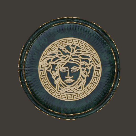 🚬 Versace Ashtray・ STL File for 3D printing・Cults