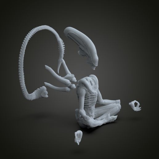 👽 alien yoga 3d print model V2・ STL File for 3D printing・Cults