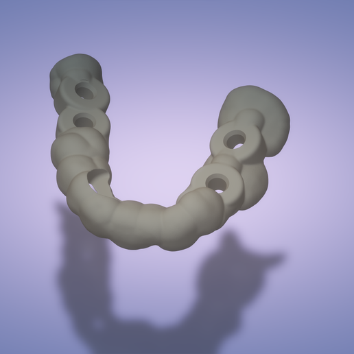 Download STL file Surgical guide dental implant • 3D printer design ・ Cults