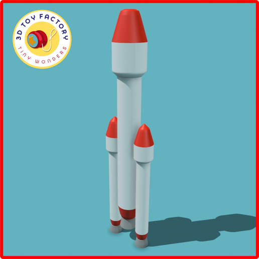 STL file Toy Rocket / low poly rocket 🚀 ・3D printer design to download ...
