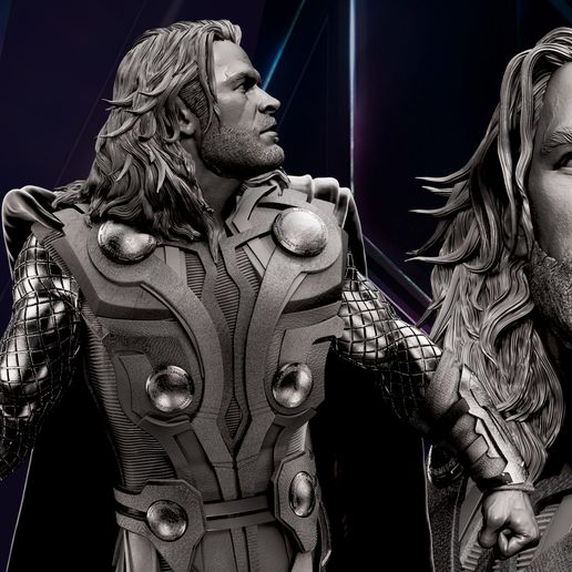 🦸 Wicked Marvel Thor (Avengers Diorama) Sculpture: Tested and ready for ...