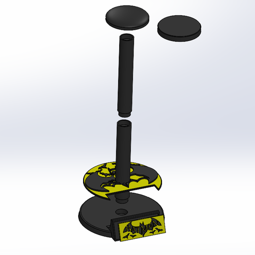 🪖 Batman Helmet Stand・ STL File for 3D printing・Cults