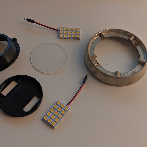 🚙 Ford Mercury Mustang Dome Light Led Conversion 60s 70s・ STL File for ...