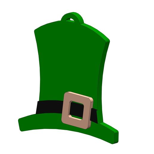 Arquivo grátis STL saint patrick hat decoration 🎩 ・objeto para ...
