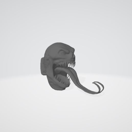STL file Scary monster head with his tongue out 👹 ・3D printable model ...