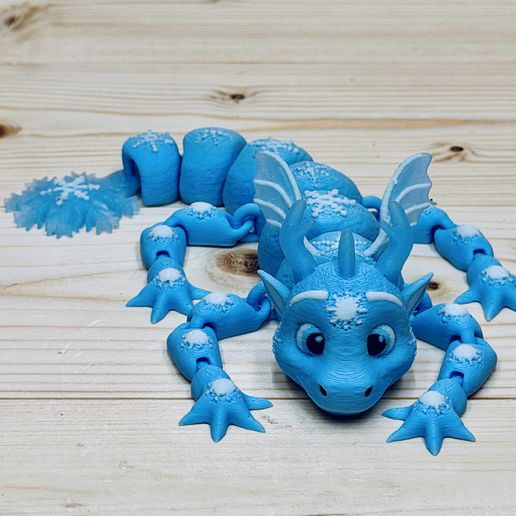 🌨️ Snow dragon collection・ 3D File for 3D printing・Cults