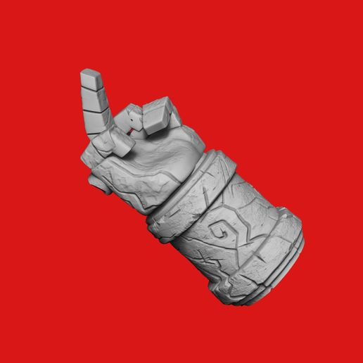 STL file Hellboy arms 🦸‍♂️ ・Template to download and 3D print・Cults