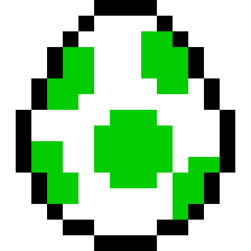 pixel yoshi grid