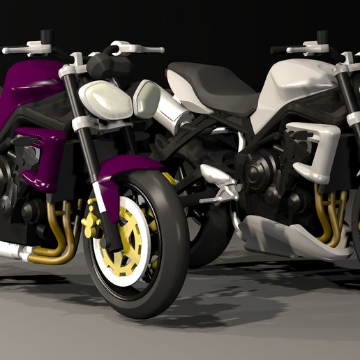 STL file Triumph street triple 675 S/ R 2012 – printable motorcycle ...