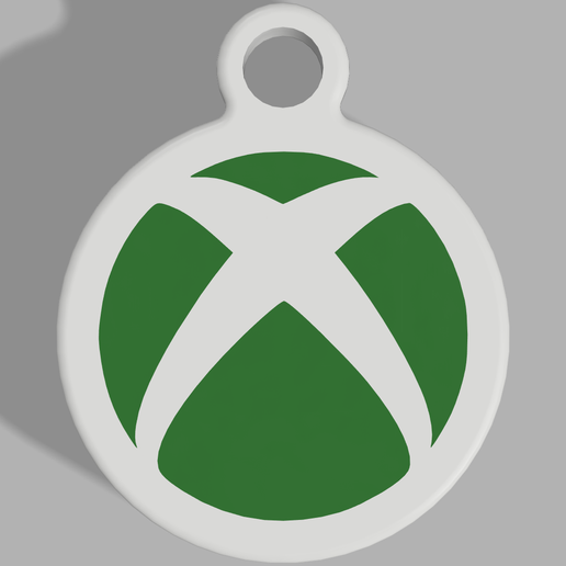 🎮 Llavero Logo Xbox・Archivo STL para Impresión 3D・Cults