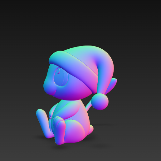 🎄 Christmas Mew Pokemon chibi・ STL File for 3D printing・Cults