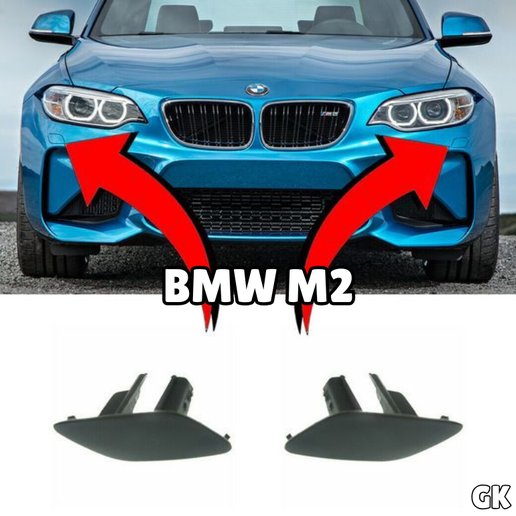 ⚙️ BMW M2 F87 Headlight Washer Cover・ STL File for 3D printing・Cults