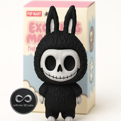 💀 LABUBU SKELETON・ 3D File for 3D printing・Cults