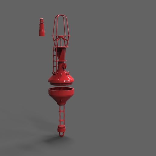 STL file Maritime mark buoy ship model 🛟 ・3D printer model to download ...