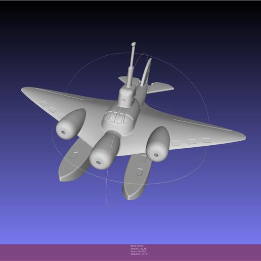 STL file LPL Flying Submarine Model・3D print design to download・Cults