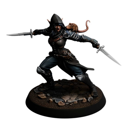 🎲 Anya "Shadowfoot" Silvertongue - The Swift & Shrewd Rogue Miniature ...