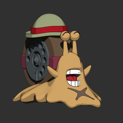 👾 Den Den Mushi・ STL File for 3D printing・Cults
