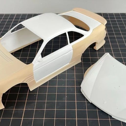 🚗 1/24 Fujimi Nissan Silvia S14 Duraflex BODY KIT・ STL File for 3D ...