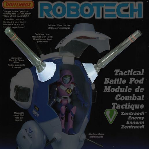 💭 Robotech Tactical Battle Pod・Free STL File for 3D printing・Cults