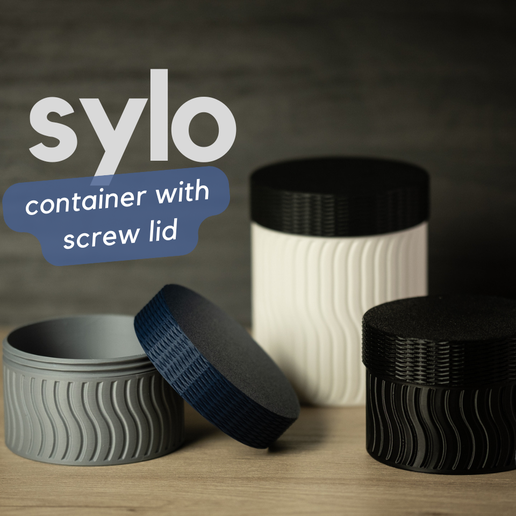 🏢 sylo · container・Free STL File for 3D printing・Cults
