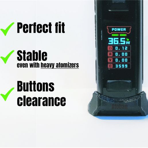 📱 Stabilizer for Geekvape Aegis Legend 2・ STL File for ・Cults