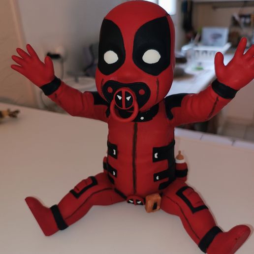 👶 Baby deadpool・3D Print with the Sunlu s9 plus 3D printer・Cults