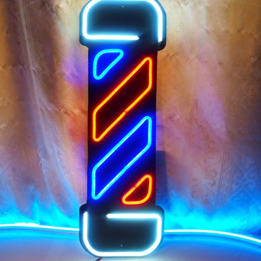 🖼️ Led Neon Pole Frame・ STL File for 3D printing・Cults