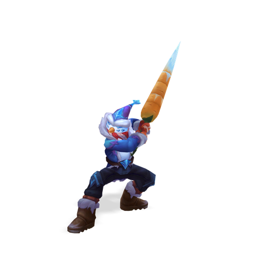 STL file Snow Man Yi League of Legends 3D print model 🌨️ ・3D print ...