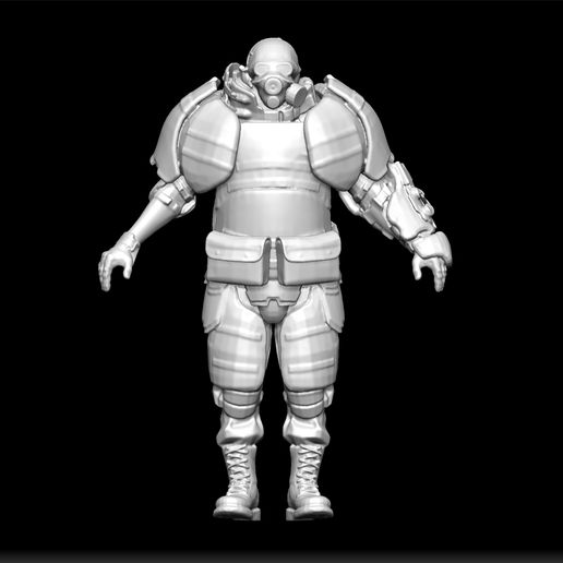 📁 Combine Heavy 3D Print Model - Enemy STL File - Sci-Fi Soldier ...