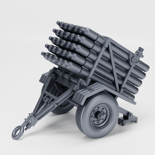 🚀 Rocket launcher Land Mattress (UK, WW2)・ 3D File for 3D printing・Cults